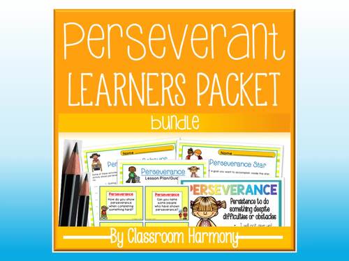 Perseverant Learners Packet & Perseverance Bundle | SEL & Character ...