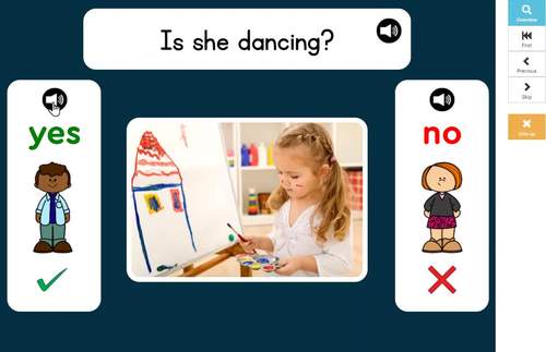 YES NO Questions | Action Verbs With GIFs by Give It a Look | TpT