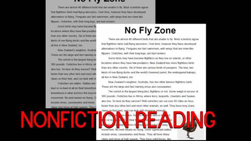 Nonfiction Reading Comprehension Passages & Questions Bundle 4th-5th ...