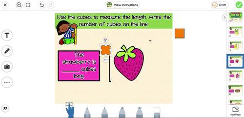 Nonstandard Measurement Food Seesaw Activity by Learning for the Littles