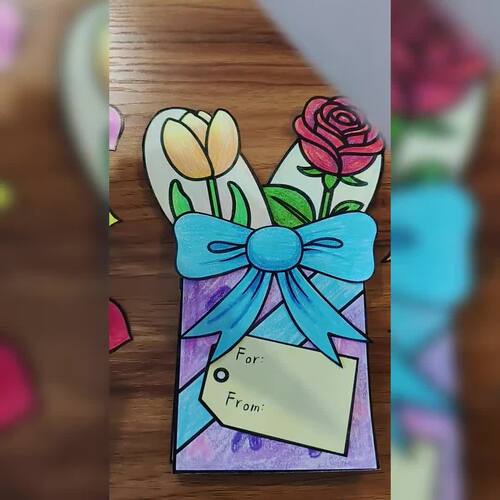 Mother's Day SEL Craft & Writing Activity | Empathy & Gratitude Bouquet