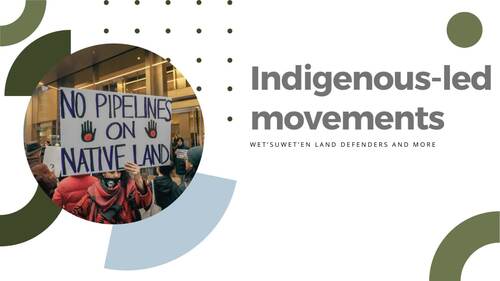 Indigenous Activism: Lesson on pipeline protests/resistance & project ...