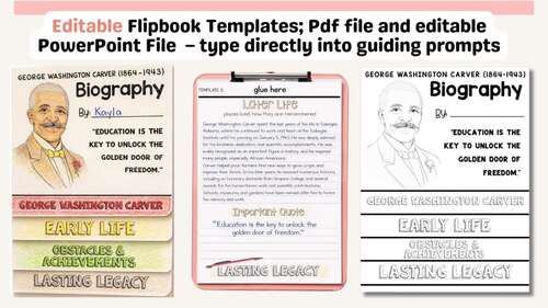 Inventor George Washington Carver Biography Research Activity Print and ...