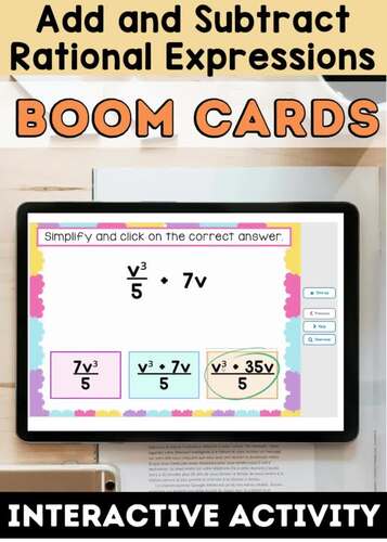 Adding and Subtracting Rational Expressions | Algebra Practice | Boom ...