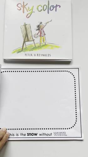 Sky Color by Peter H. Reynolds: My Creative Colors Activity Booklet ELA