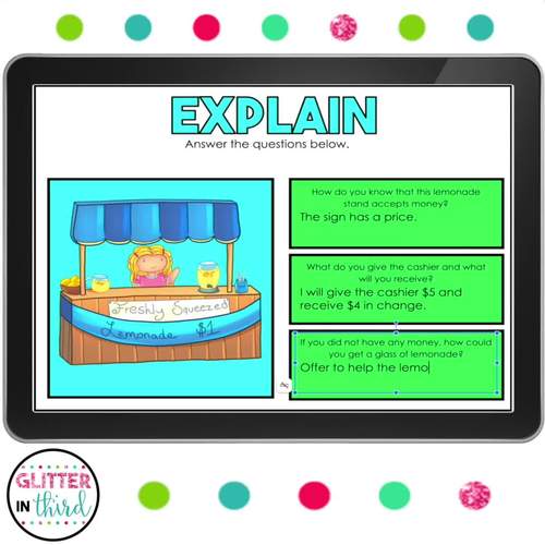 Google Classroom Digital Economics by Glitter in Third | TpT