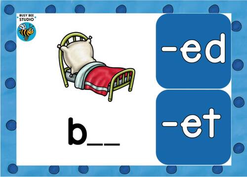 SHORT E WORD FAMILIES BOOM CARDS CVC FLUENCY PRACTICE EB EG ET EN ED ...