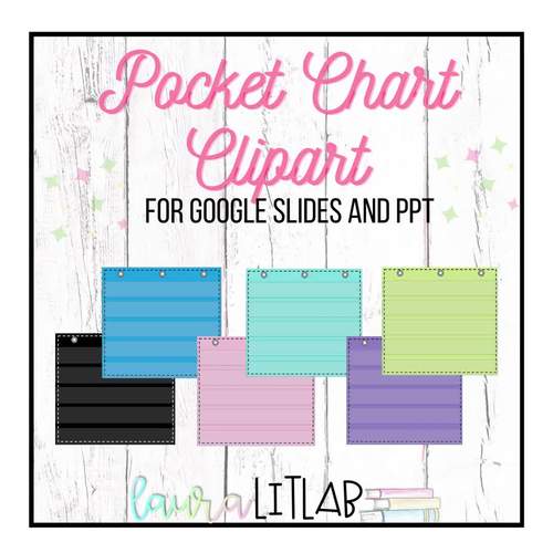 Pocket Chart Clipart by Laura Lit Lab | TPT