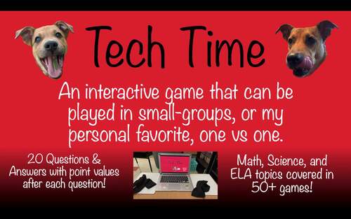 Equal and Unequal Forces Game Tech Time (Digital Science Game!) TEKS 5.7A