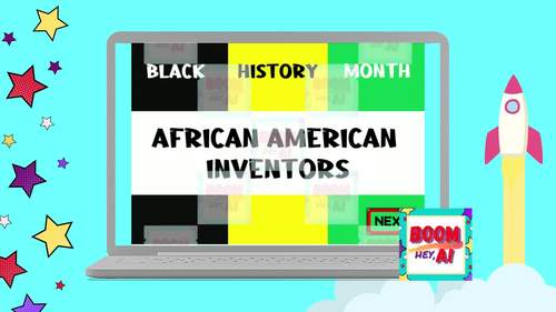 Black History BOOM CARD speech therapy African American Famous Inventor ...