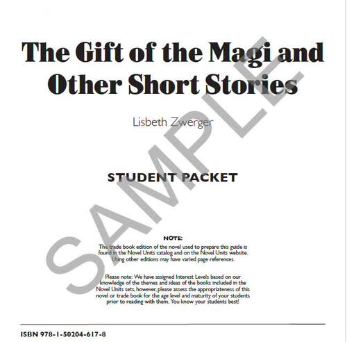 The Gift of the Magi and Other Short Stories Novel Units® Student Packet
