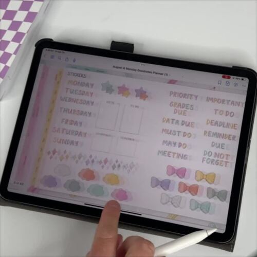 Goodnotes Digital Teacher Planner for iPad by Learn Grow Blossom