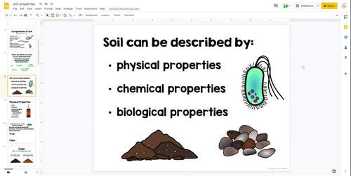 Soil Properties Interactive Lesson by Kayla Renee' - Bright in the Middle