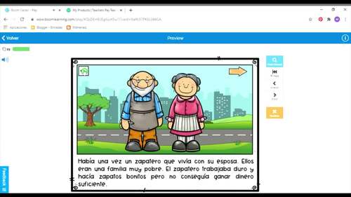 BOOM CARDS:Cuento de Navidad:Los elfos y el zapatero Christmas Distance ...