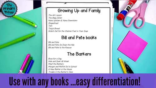 Tomie dePaola Author Study Packet by The Primary Primer | TpT