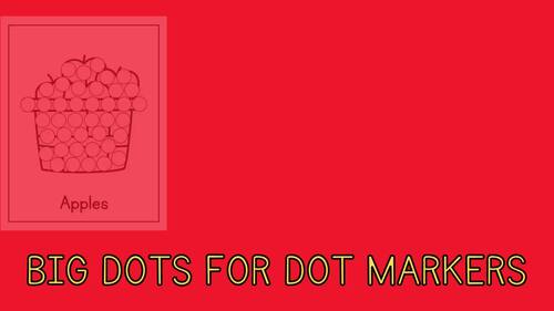 Farm Dot Marker Coloring Pages, Paint Daubers Printable Activity, Dot Art