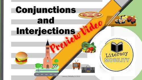 Parts of Speech Conjunctions and Interjections by Literacy Mobility