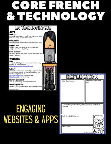 French and Technology - Websites and Apps for Middle School - FSL