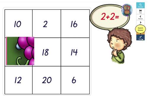 DOUBLES & NEAR DOUBLES PLUS 1 GAMES MATH PUZZLE BOOM CARDS ADDITION UP ...