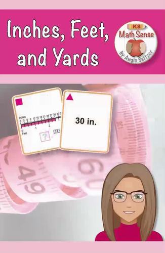 Inches, Feet, and Yards on a Number Line: Measurement Conversion PDF ...