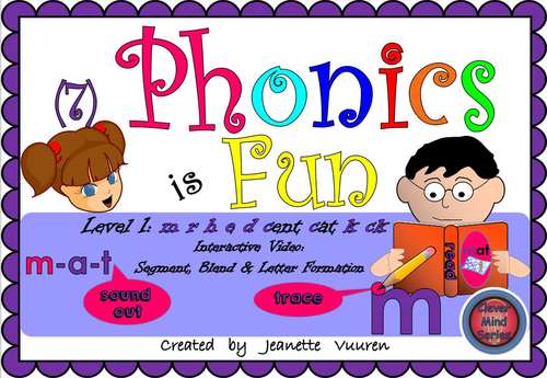 (2A-E) PHONICS IS FUN m r h e d (c)ent (c)at ck k: (BUNDLE) DISTANCE ...