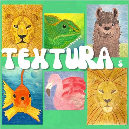 TEXTURA de ANIMALES en EL ARTE – Spanish Art Lessons – Animal Portraits