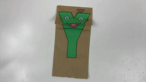 Letter Y Alphabet Puppet Craft by Fun with Speech Therapy Teacher