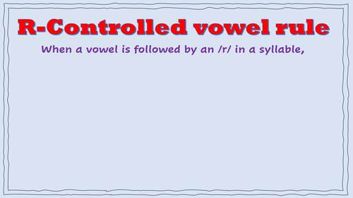 R-Controlled PowerPoint Bossy R by ZympleTeach | TPT