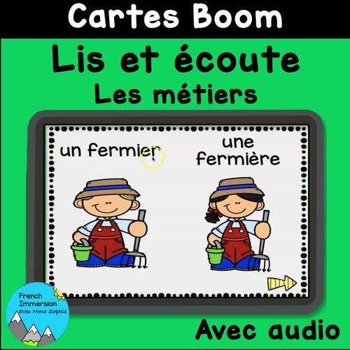 Lis et écoute le vocabulaire les métiers by French Immersion avec Mme ...