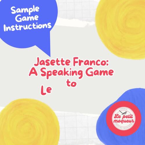 French Question and Answer Speaking Activity | Days of the Week, Months ...