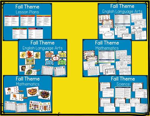 Kindergarten The Seasons Cross-Curricular Units Bundle | TPT