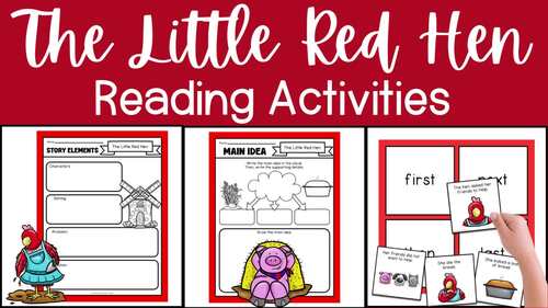 The Little Red Hen Reading Comprehension Activities For Your Reading ...