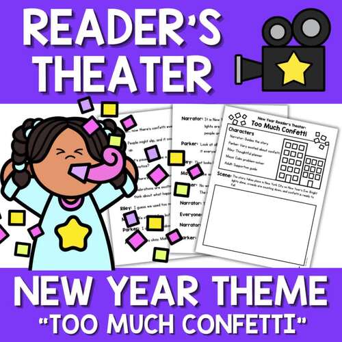 New Years Readers Theater Script | Fun No Prep ELA Skit | Small Groups ...