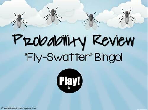 Probability (Simple and Compound) | Fly-Swatter Bingo Game | TPT