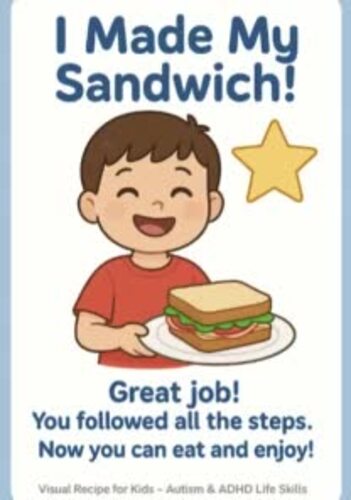 How to Make a Sandwich Visual Recipe for Kids | Autism & ADHD Life ...