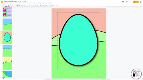Digital Build an Easter Egg Craft & Spring Writing Activities on Google ...