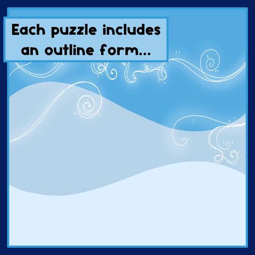 Polar Arctic Animal Printable Tangrams Congruent 2D Shapes Worksheets ...