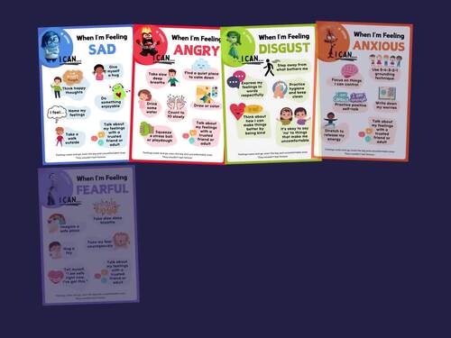 Inside Out 2 Feeling Coping Skills | Inside Out Calm Down | Emotional ...