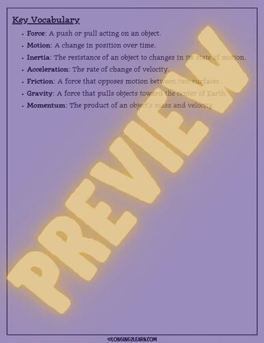 Forces and Motion Reading Article: Supporting Newton’s Laws for Middle ...