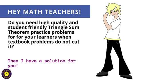 Triangle Sum Theorem Coloring Worksheets for Middle School Math and ...