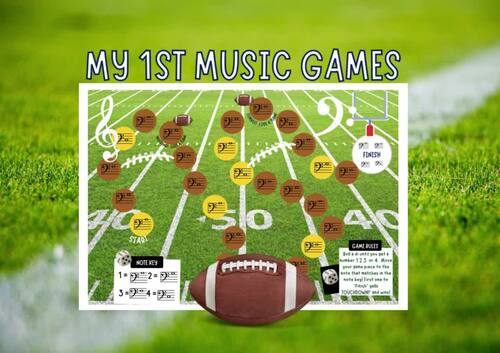 My First Music Games-Football Theme | TPT