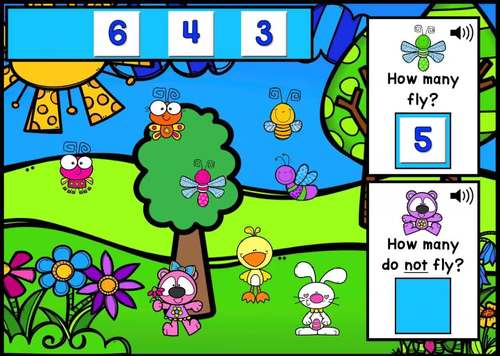 Boom Cards ™ Spring Categorize Sorting Counting by Annie's ABC's and 123's