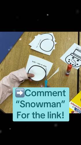 Build a Snowman Craft Activity by Little Kinder Sprouts | TPT
