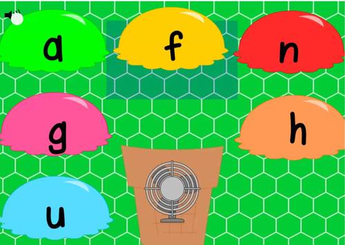 Distance Learning | Ice Cream Themed |Spell CVC Words | Boom Cards