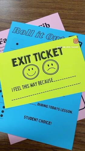 Exit Ticket Bundle Set by That One SPED Teacher | TPT