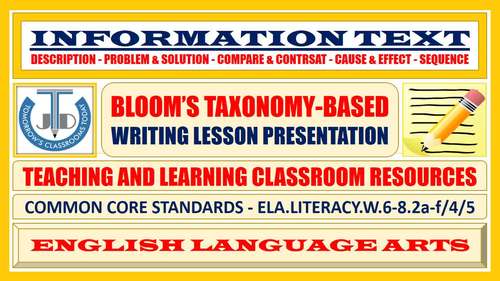 WRITING AN INFORMATION TEXT - WORKSHEETS by JOHN DSOUZA | TPT