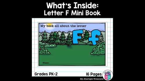 Alphabet Letter of the Week: The Letter F Mini Book, Letter F Mini Book ...