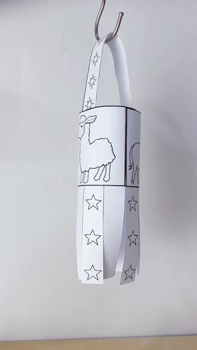Nativity Windsock Craft & Coloring Activity - Celebrate the Christmas Story