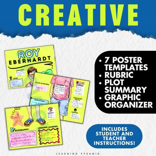 Hoot Biography Poster Characterization Activity Character Novel Study ...