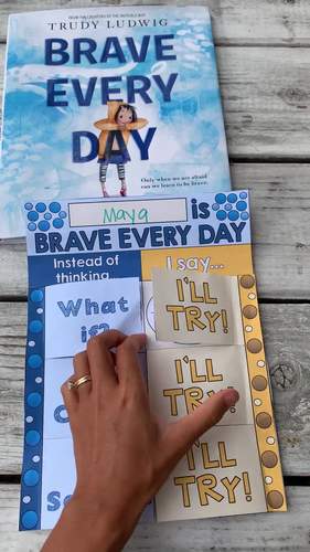 Brave Every Day: SEL ELA Book Craft Positive Self-Talk Thinking Growth ...